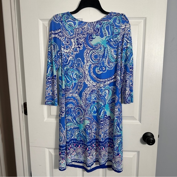 Lilly Pulitzer | Dresses | Lilly Pulitzer Ophelia Dress In Coastal Blue ...